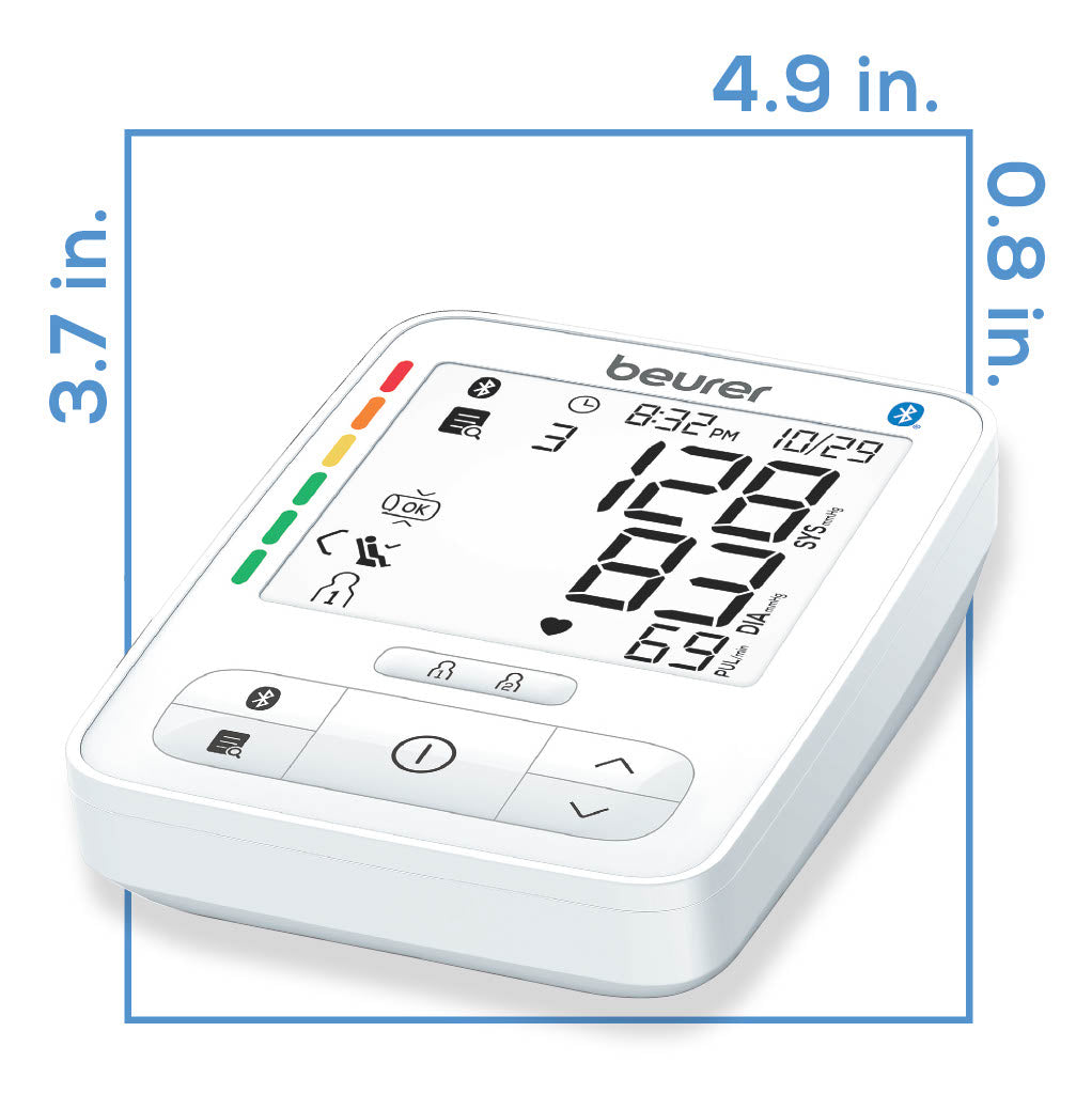 Bluetooth Upper Arm Blood Pressure Monitor, Deluxe 600 — Beurer