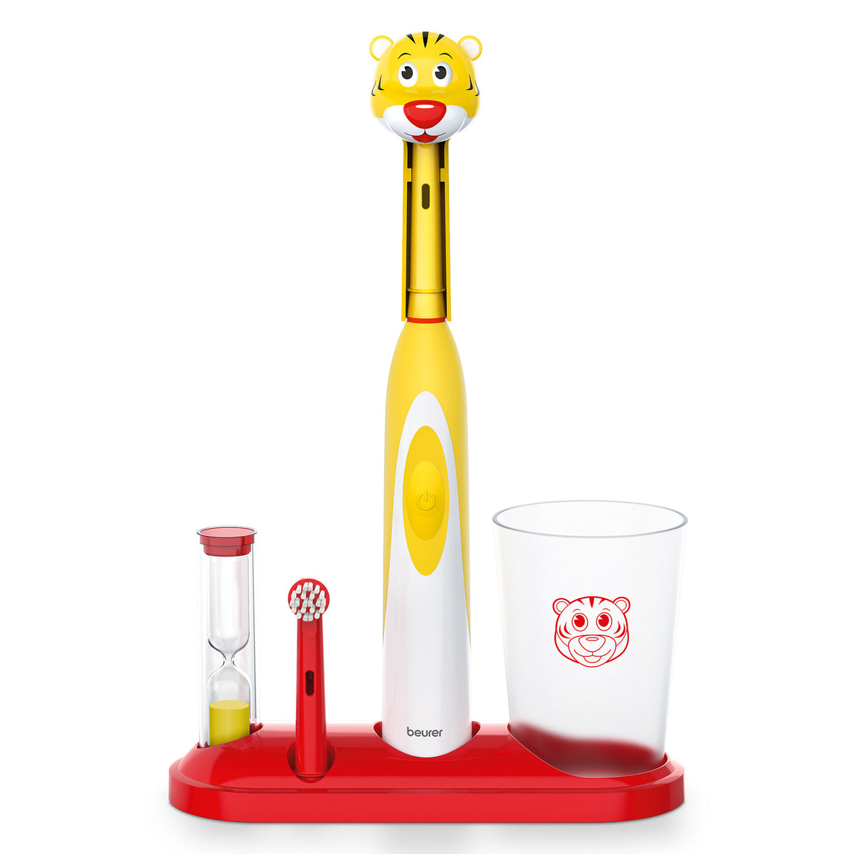 Theo the Tiger Electric Toothbrush Set for Kids, TB10T — Beurer