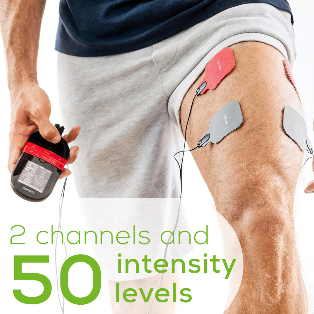 3-in-1 TENS & EMS Unit with Heat Function, EM59 | Beurer